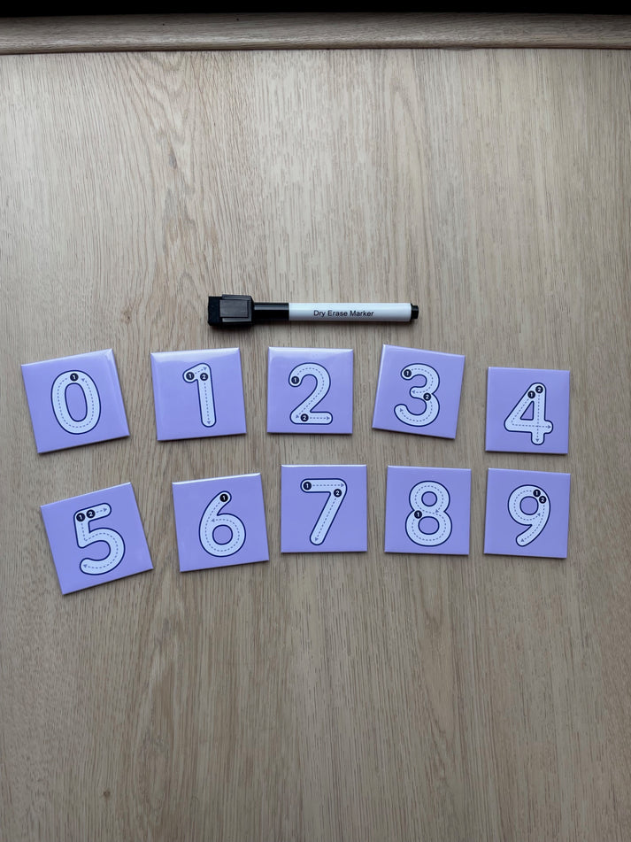 Full Set of Number Magnets 0-9 – Little Magnet Moments