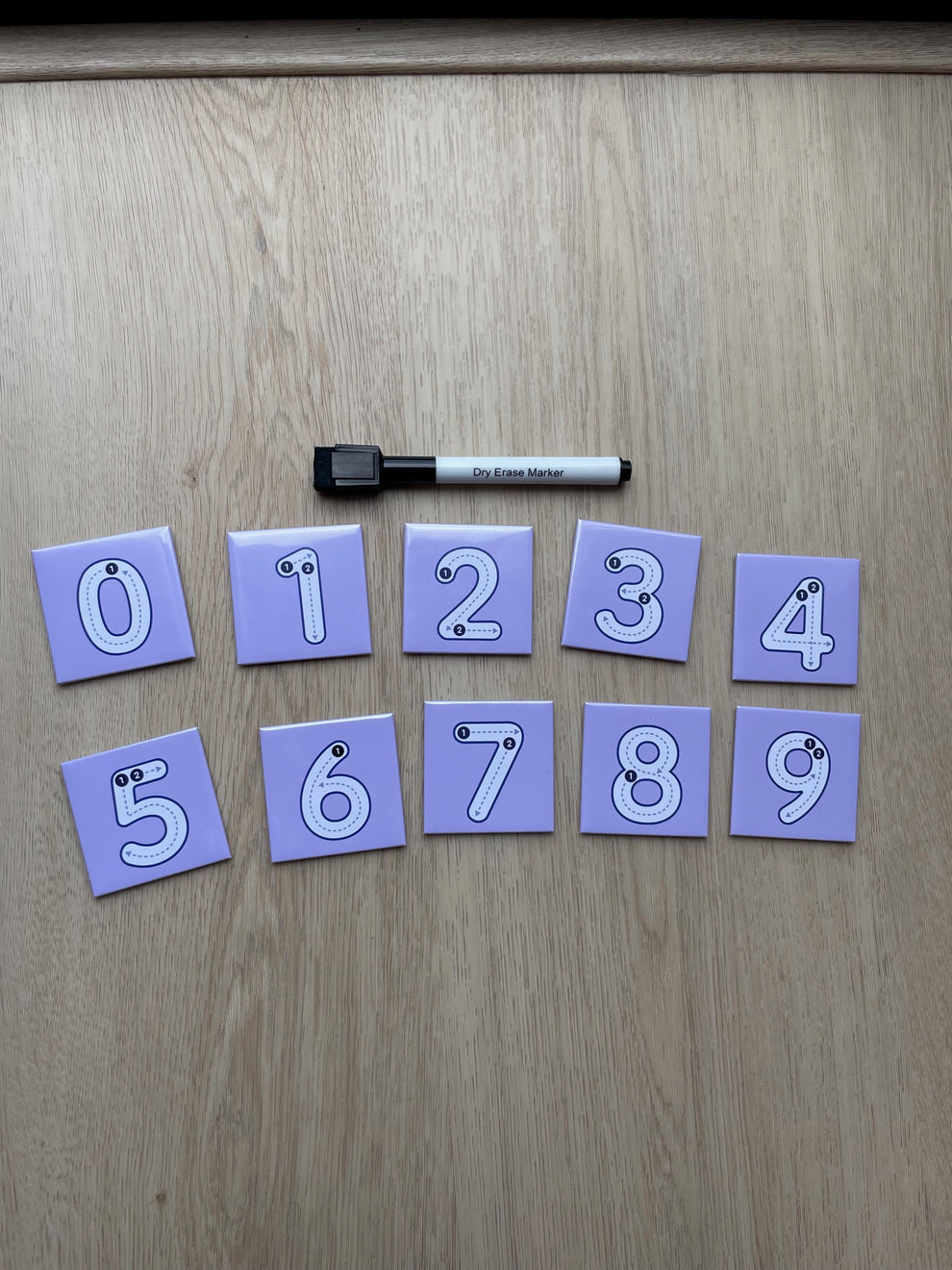 Full Set of Number Magnets 0-9 – Little Magnet Moments